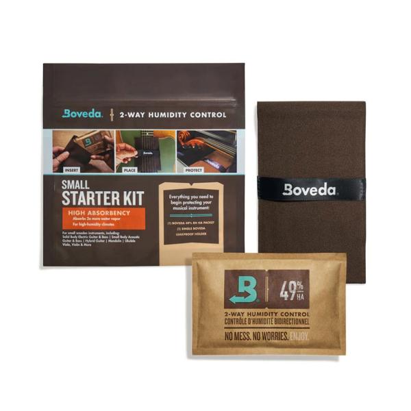 Boveda ボヴェダ BVMSK49HA-SM 湿度調整剤 BOVEDA 49% HA スターターキット Small  ギターをはじめとする、木製の楽器の湿度管理に必要なもの全てがセットになったBovedaのスターターキットです。  Bo...