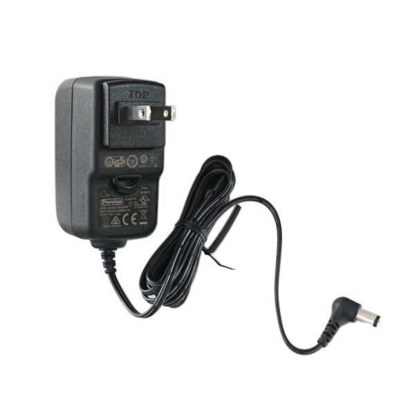 ジムダンロップ製18V電源アダプター、JIM DUNLOP ECB004Mです。18VDC/0.5A極性：センターマイナス