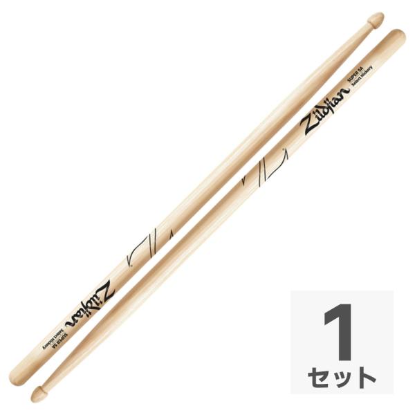 ZILDJIAN ジルジャン LAZLZS5A Hickory Series SUPER 5A WOOD NATURAL DRUMSTICK ドラムスティック   最もスタンダードな5Aのリーチを長くし、若干グリップを太くしたモデル。   ...