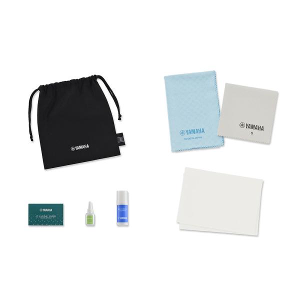 お手入れに必須のアイテムをセットにしました。初めて管楽器を演奏する時、新しく楽器を購入する時などに大変便利です。フルート・ピッコロ用。 休符が音楽の一部であるように、演奏した後のお手入れも音楽の一部！演奏が終わったらお手入れしよう！というメ...