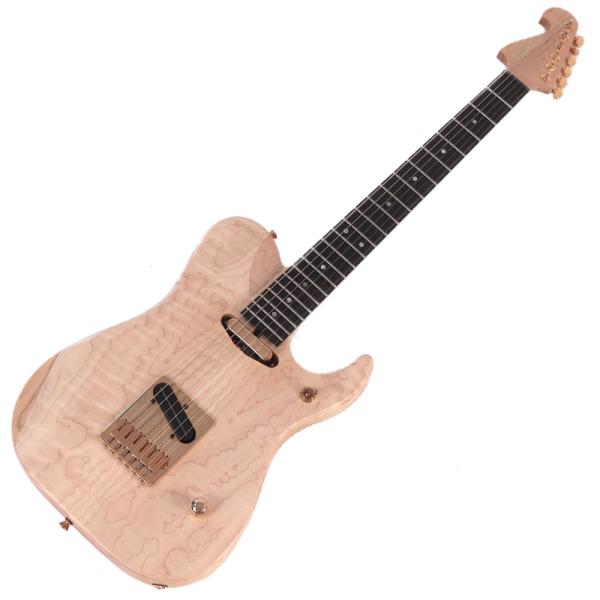 Washburn ワッシュバーン NELEDLX-D-U NELE DELUXE エレキギター  Nele DELUXEは、ナチュラルグレイン・スワンプアッシュのボディにフレイムメイプルトップ、フロントSeymour Duncan Vint...