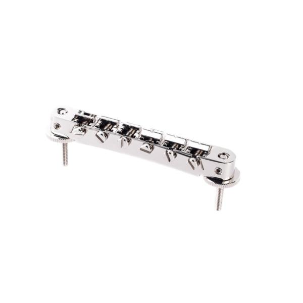 TonePros AVR2P-N notched saddles ABR-1タイプ Tuneomaticブリッジサドル 溝切りタイプ ニッケル トーンプロス  ※パーツの取り扱いには、相応の技術と知識が必要になります。自己責任にて取り扱い可...