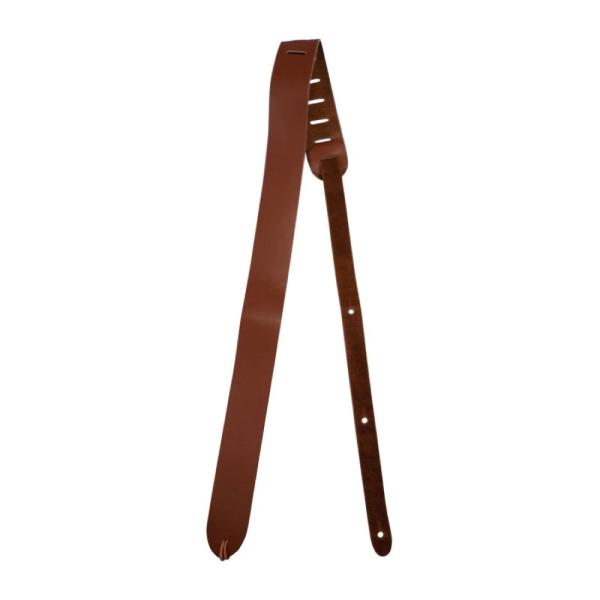 KIWAYA STP-BR ブラウン 本革ウクレレストラップ キワヤ 皮製 本皮 革製  本革を使用したウクレレ用ストラップ。 シンプルなデザインでどんなウクレレ＆洋服にもピッタリです。 ※エンドピンが付いているウクレレにご利用いただけます...