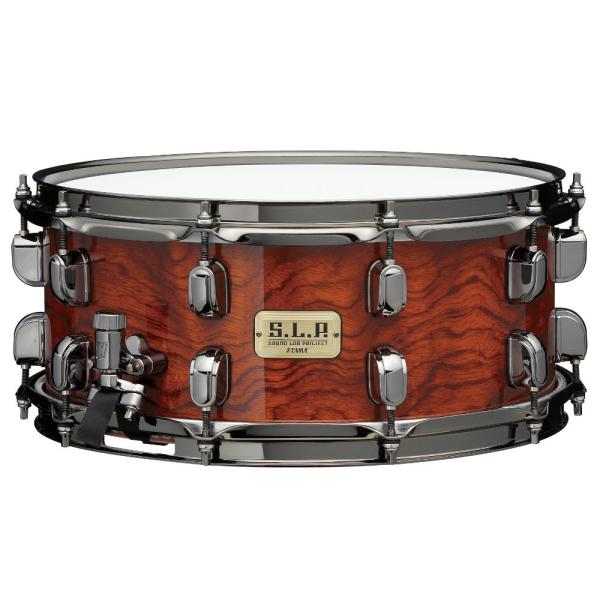 TAMA タマ LGB146-NQB スネアドラム S.L.P. G-Bubinga 14インチ x 6インチ  S.L.P. -Sound Lab Project -は、シェル材の持つポテンシャルを最大限引き出すサイズやパーツを組み合わせ...