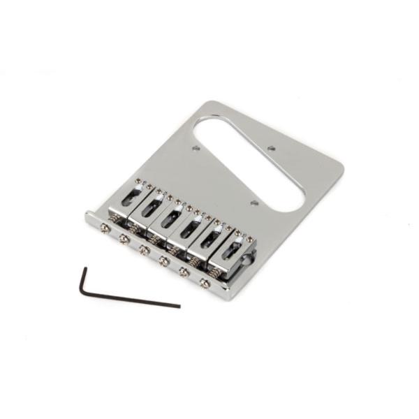Fender フェンダー Standard Series Telecaster Bridge Assembly Chrome テレキャスター用ブリッジ  2004年以降に製造されたStandard Telecaster対応のクロームブリッジ...