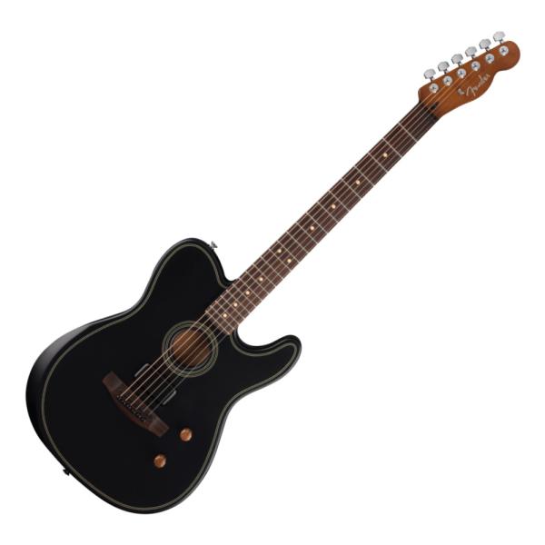 Fender フェンダー Acoustasonic Standard Telecaster Black エレクトリックアコースティックギター  Acoustasonic Standard Telecasterは、アコースティックとエレクトリ...