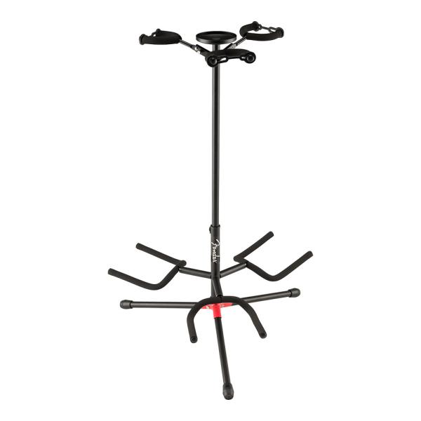 Fender フェンダー Adjustable Triple Cradle Guitar Stand 3本立て ギタースタンド  Adjustable Cradle Guitar Standは、高さ調節が可能なネックホルダーを採用し、アコー...