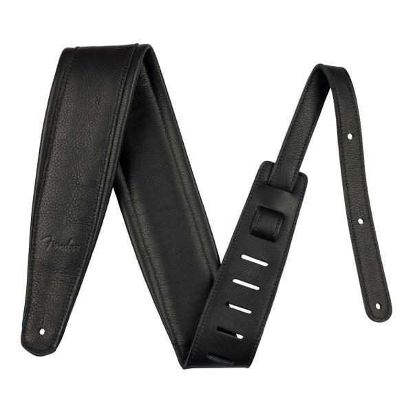 Fender フェンダー 3.5" Premium Leather Strap Black ギターストラップ  USA製のPremium Leather Strapは、チョコレートブラウンとクラシックブラックの2カラーオプションをラインナッ...