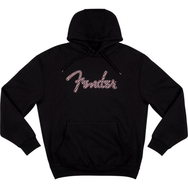 Fender フェンダー Spaghetti Logo Wavy Checker Hoodie Pink Checker Sサイズ フーディー パーカー 長袖  大胆な波模様のチェッカーデザインをあしらった新しいスパゲッティロゴフーディーの...