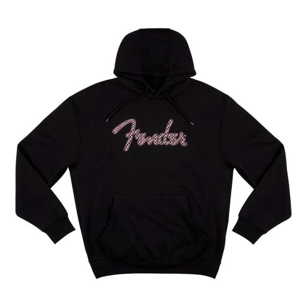 Fender フェンダー Spaghetti Logo Wavy Checker Hoodie Pink Checker XXLサイズ フーディー パーカー 長袖  大胆な波模様のチェッカーデザインをあしらった新しいスパゲッティロゴフーディ...