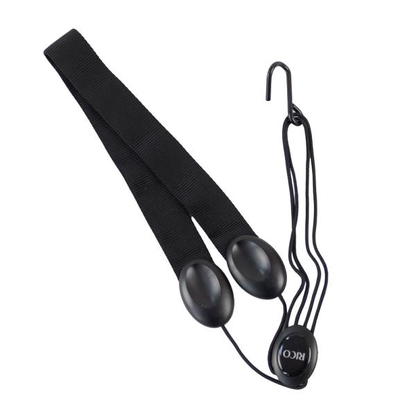 特製のかぎ形フックにより、ストラップは簡単に取り外しができ、使用中は通常のフックに比べ、外れにくくなっています。また、特殊な調整ボタンを使って、素早く、簡単にお好みの長さにすることができます。素材には、ウェビングよりも使い勝手の良いひもを使...