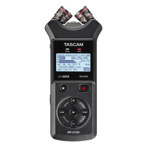 TASCAM タスカム DR-07XP A-B/X-Y可動式マイク搭載 32ビットフロート録音対応 ステレオポータブルオーディオレコーダー USB Type-C対応 オーディオインターフェース  プロ品質の録音を片手で簡単に。  『DR-0...