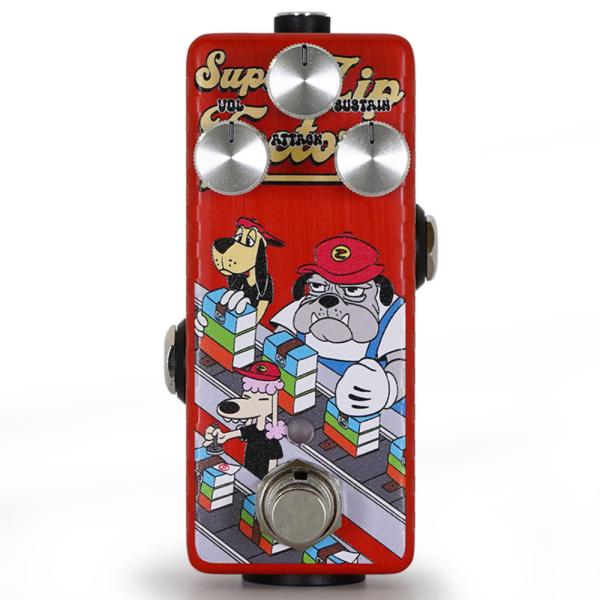 Musontek ムソンテック SUPER ZIP FACTORY ギターエフェクター コンプレッサー  Musontek SUPER ZIP FACTORYは、シンプルで使いやすいコンプレッサーを作ることを目標に開発されました。音色のダイ...