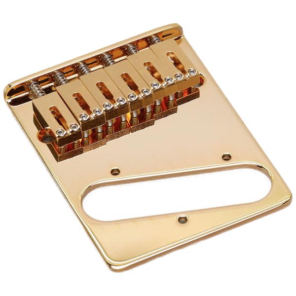 ゴトー GOTOH GTC202-GG TLタイプ用ブリッジ ゴールド  ※ギターパーツの取り扱いには、相応の技術と知識が必要になります。自己責任にて、取り扱い可能な方のみ、ご検討下さい。個人的に取り付け時に起った、楽器及びパーツの破損・損...
