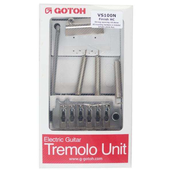 ゴトー GOTOH VS100N-HC ギター用トレモロユニット ウィルキンソンタイプ  ※ギターパーツの取り扱いには、相応の技術と知識が必要になります。自己責任にて、取り扱い可能な方のみ、ご検討下さい。個人的に取り付け時に起った、楽器及び...