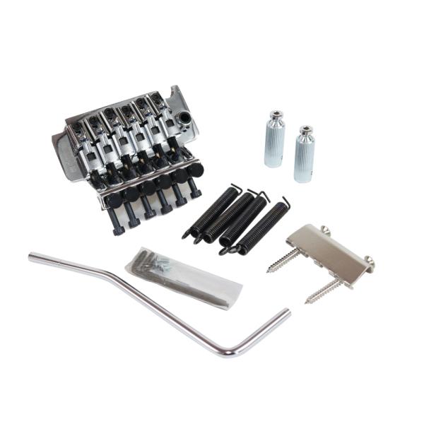 ゴトー GOTOH GE1996T-C 40mm Block Height トレモロユニット クローム  ※ギターパーツの取り扱いには、相応の技術と知識が必要になります。自己責任にて、取り扱い可能な方のみ、ご検討下さい。個人的に取り付け時に...