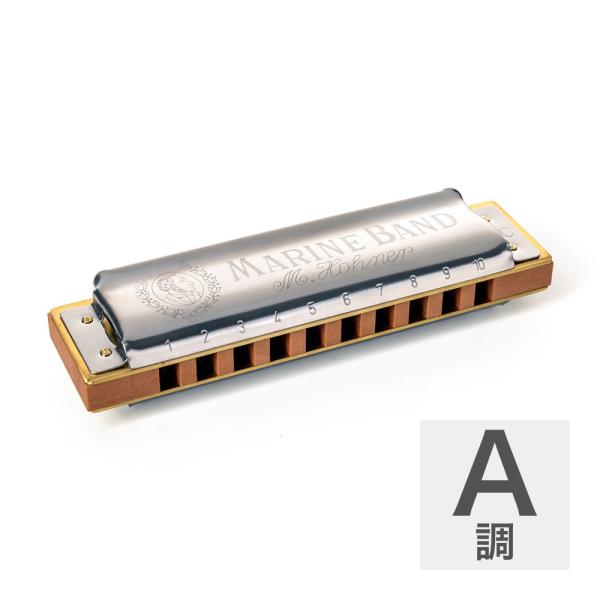 ※商品の性格上、不良品以外の返品および交換はお受け出来ません。お間違いの無いようご確認の上、ご注文頂けますようお願いいたします。  HOHNER ホーナー Marine Band 1896/20P A 10ホールハーモニカ ブルースハープ ...