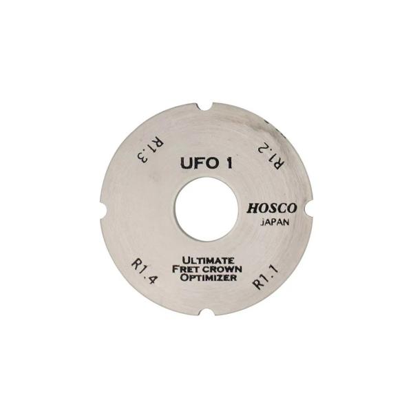 HOSCO ホスコ H-FF-UFO1 ULTIMATE FRET CROWN OPTIMIZER 1 フレットファイル  UFO は、円形デザインの新しいフレットファイルです。円形のため、削りたいフレットにまっすぐ力を伝えることができます...