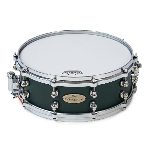 【訳あり】 アウトレット Pearl パール RF1P1450S/C Reference One 14×5 スネアドラム Premium Finish ＃816 Satin Racing Green  ※本商品はメーカーによる画像撮影使用の...