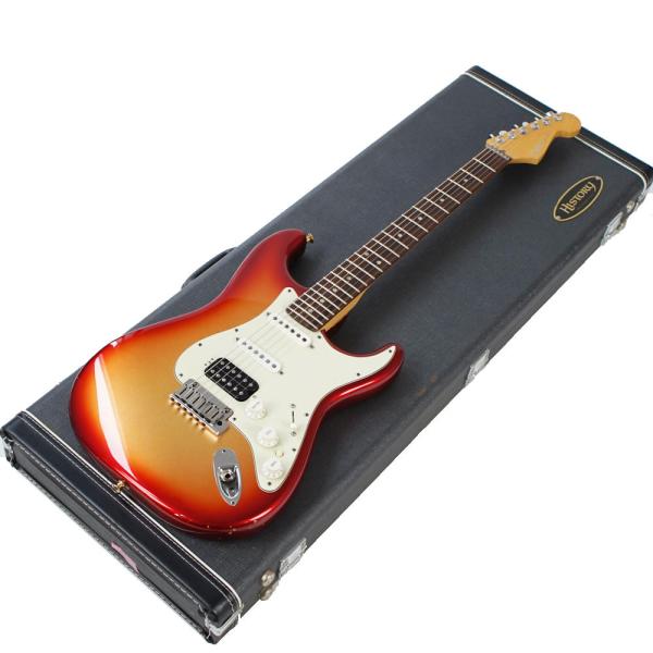 【中古】 Fender USA フェンダー American Deluxe Stratocaster HSS Mod. Sunset Metallic 2012年製 ストラトキャスター エレキギター EVHピックアップ搭載  Fender ...