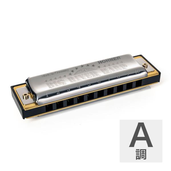 ※商品の性格上、不良品以外の返品および交換はお受け出来ません。お間違いの無いようご確認の上、ご注文頂けますようお願いいたします。  HOHNER ホーナー Big River Harp MS SERIES 590/20P A 10ホールハー...