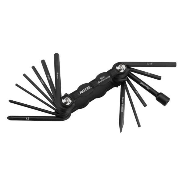 MAXTONE マックストーン TFL-010 Drum Multi Tools ドラム用マルチツール メンテナンス工具  ドラムの調整・メンテナンスに最適な「Drum Multi Tools」です。 1本に13種類のツールを搭載し、あらゆ...