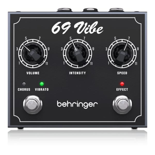 エフェクター BEHRINGER 69 VIBE ビブラート コーラス ギターエフェクター ベリンガー  フットスイッチモード、スピードコントロールおよびEXP入力を搭載したビンテージスタイルのVibeペダル  ■特長 伝説的なShin-E...