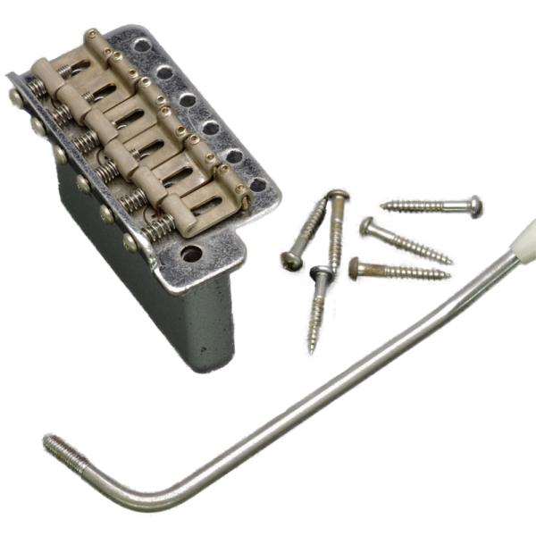 ゴトー GOTOH GE101TS RELIC ギター用トレモロユニット エイジドクローム  ※ギターパーツの取り扱いには、相応の技術と知識が必要になります。自己責任にて、取り扱い可能な方のみ、ご検討下さい。個人的に取り付け時に起った、楽器...