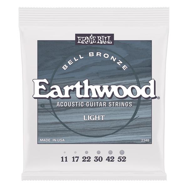 ERNIE BALL 2348 Earthwood Bell Bronze Light 11-52 Gauge アコースティックギター弦 アニーボール ベルブロンズ ライト  響け、新たな音色。ジョン・メイヤー監修、究極のアコースティック弦...