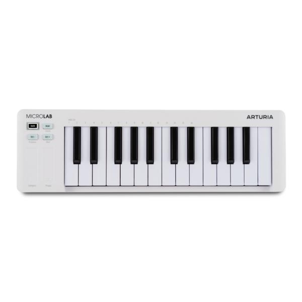 ARTURIA アートリア MICROLAB MK3 WH MIDIキーボード  MicroLab mk3は、妥協のない品質を誇る超コンパクトなMIDIコントローラーです。 クラス最高峰のキータッチ、頑丈なボディ、そして最新のUSB-C接続...