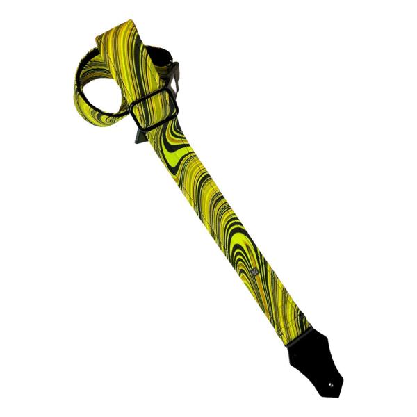 Get'm Get'm ゲットムゲットム Good Vibes Guitar Strap Groovy Neon Yellow ギターストラップ  GET'M GET'Mストラップはロサンゼルスの工房で丁寧にハンドメイドされ、多くの世界的な...