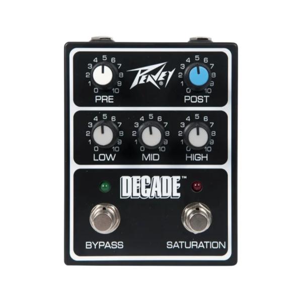 PEAVEY ピーヴィー Decade Preamp Effects Pedal プリアンプ エフェクター  オリジナルのPeavey Decade回路（1980年頃）を忠実に再現したペダルです。  【仕様】 ・プリアンプペダル ・コントロ...