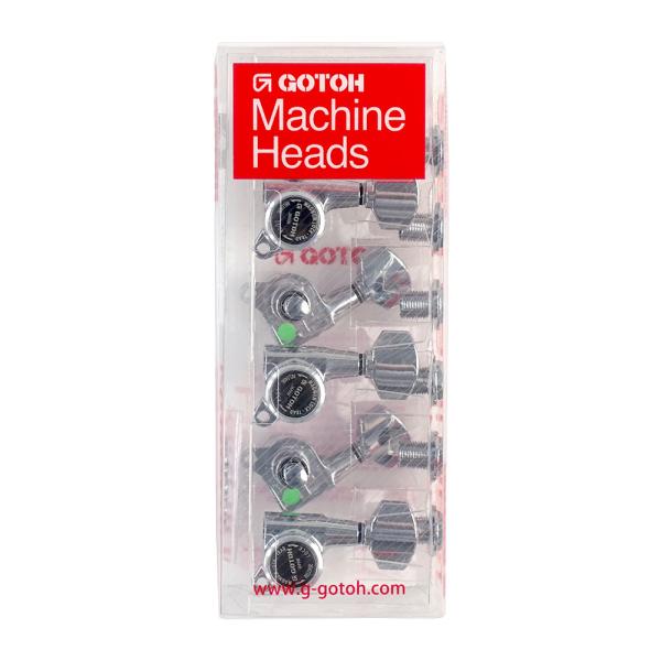 ゴトー GOTOH SG381-MG-T-07-L6-Chrome ギター用ペグ  ※ギターパーツの取り扱いには、相応の技術と知識が必要になります。自己責任にて、取り扱い可能な方のみ、ご検討下さい。個人的に取り付け時に起った、楽器及びパーツ...
