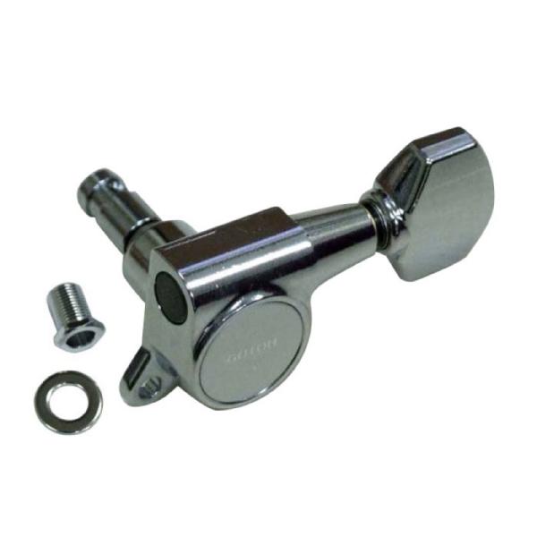 ゴトー GOTOH SG381-MG-07-L6-Chrome ギター用ペグ  ※ギターパーツの取り扱いには、相応の技術と知識が必要になります。自己責任にて、取り扱い可能な方のみ、ご検討下さい。個人的に取り付け時に起った、楽器及びパーツの破...