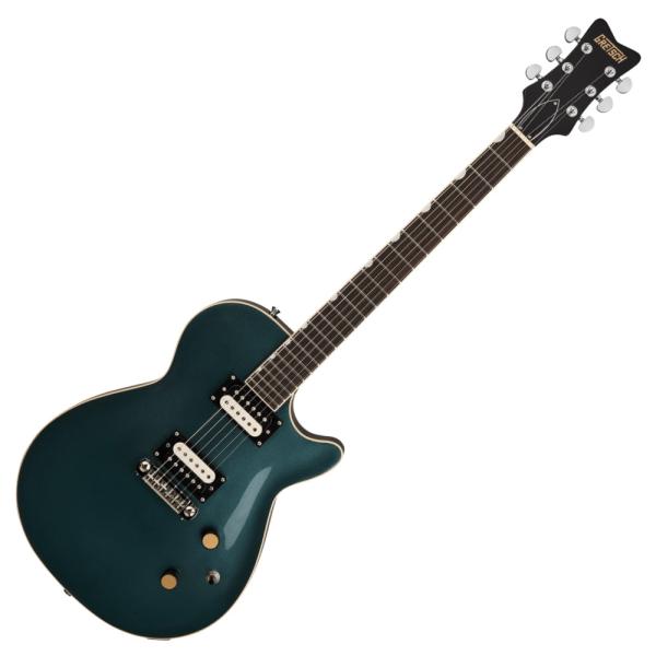 GRETSCH グレッチ Streamliner Jet Gunmetal エレキギター  Streamliner Jetは、妥協のないトーンと刺激的な新機能を備え、驚異的なパフォーマンスをお手頃な価格帯で実現します。HotWireハムバッ...