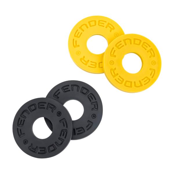 Fender フェンダー Fender x Third Man Hardware Strap Blocks 2 x Black and 2 x Yellow ストラップブロック  荒々しく無骨な美学と、限界に挑む創造性によって、現代において...