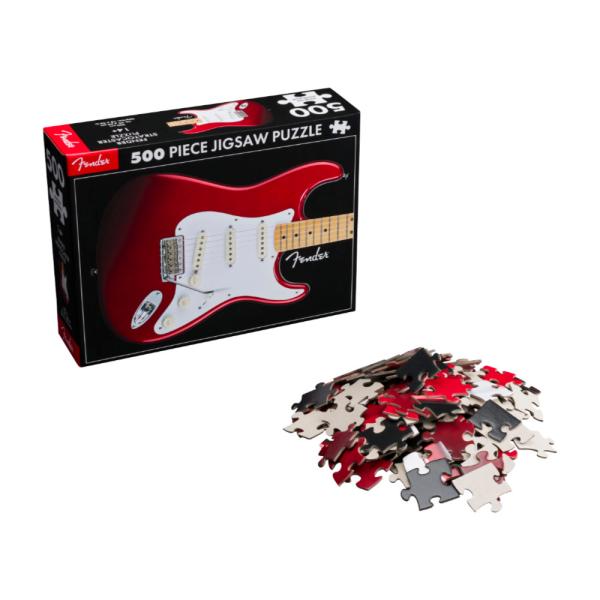 Fender フェンダー 500piece Stratocaster Puzzle ストラトキャスターパズル  Fender 500 piece Stratocaster Puzzleは、音楽好き、ギタープレイヤー、そしてスポットライトの下...
