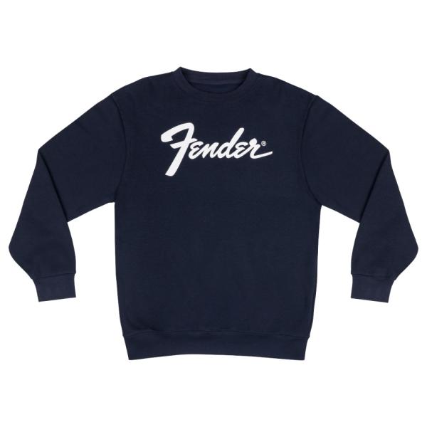 Fender フェンダー Transition Logo Sweatershirt Navy Lサイズ トレーナー ネイビー  フェンダーのアイコニックなトランジションロゴが胸元にあしらわれた、ミッドウェイトのスウェットシャツ。 1960年...