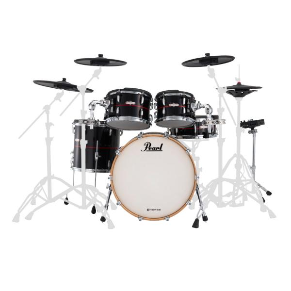 Pearl e/MERGE PRO Premium EMPP925SP/C ＃758 電子ドラムセット  音源モジュール、シェルパック、シンバルパックのセットです。 シンバルスタンド（×3）、スネアスタンド、ハイハットスタンド、ペダル、ドラ...