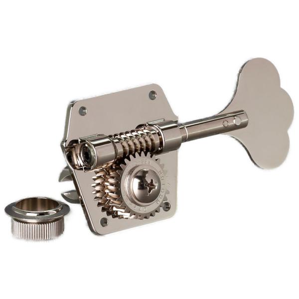 ゴトー GOTOH GBR640-L4-Nickel ベース用ペグ  ※ギターパーツの取り扱いには、相応の技術と知識が必要になります。自己責任にて、取り扱い可能な方のみ、ご検討下さい。個人的に取り付け時に起った、楽器及びパーツの破損・損傷等...