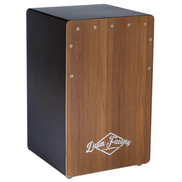 Drum Factory ドラムファクトリー MDFBSP-F CAJON TBR TEAK FACEPLATE カホン  初心者から経験者まで幅広くお使いいただけるエントリーモデルのカホン。 深みのある低音とキレの良いサウンドが特徴で、多...