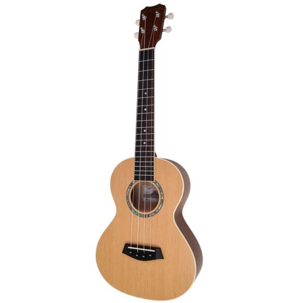 ISLANDER アイランダー SMT-4 テナーウクレレ  Spruce Seriesは、スプルースの明るくクリアな音色とマホガニーの温かみのある響きを巧みに組み合わせたバランスの取れたウクレレです。装飾はボディトップ＆バックに白のバイン...