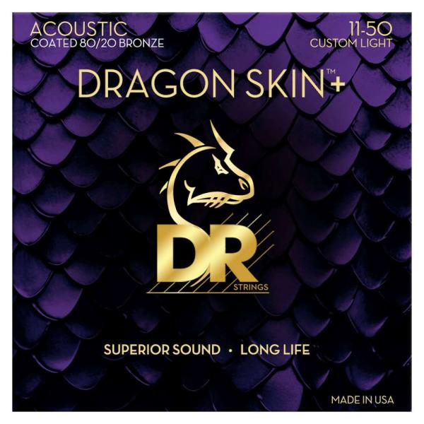 DRAGON SKIN＋（ドラゴン・スキン プラス）は、ベルを思わせるような明るい音色を持つ80/20ブロンズを巻線に採用した、豊かな音量で、弾きやすく、耐久性に優れた弦です。 コアと巻線の両方をアップグレードし、非常に音楽的でバランスの取...