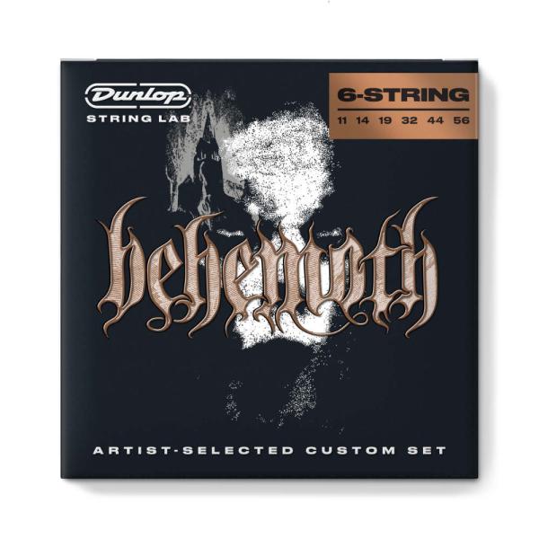 JIM DUNLOP ジムダンロップ BEHN1156 Behemoth Artist-selected Custom Guitar Strings 11-56 エレキギター弦  ポーランド出身のデスメタル・バンド、Behemoth（ベヒー...