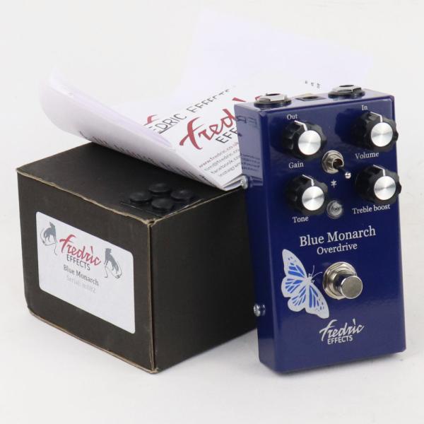 【中古】 Fredric Effects Blue Monarch オーバードライブ ギターエフェクター  Fredric Effects Blue Monarch の中古品です。  使用感のあるコンディションです。 商品内容：本体・箱・取...