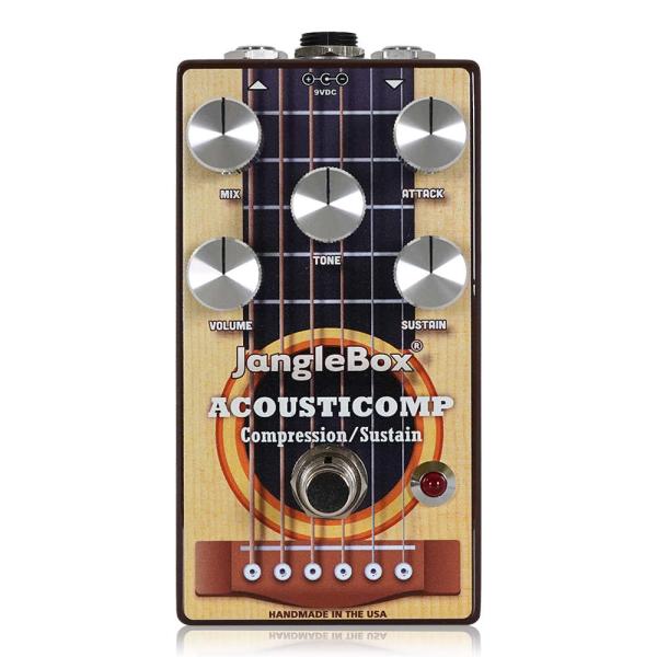 JangleBox ジャングルボックス Acousticomp コンプレッサー アコースティックギター用エフェクター  JangleBox Acousticompは、アコースティックギターのトーンレンジを広げ、アコースティックギターのナチュ...