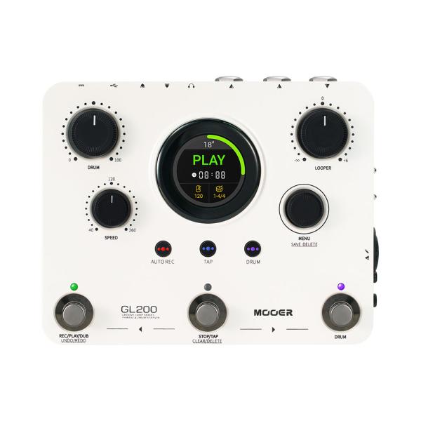 Mooer ムーアー GL200 ステレオルーパー ドラムマシンペダル エフェクター  Mooerのドラムマシンとフレーズルーパーは、Micro Looper、Micro Drummerから始まり、人気のGroove Loopシリーズ、そし...