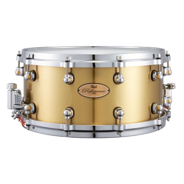 Pearl パール RF1B1465 Reference One Brass スネアドラム  音量やキレ味、そして明瞭さがシビアに要求されるライブやレコーディングの現場で、パールのリファレンスONE ブラス スネアドラムは、その真の実力を最...