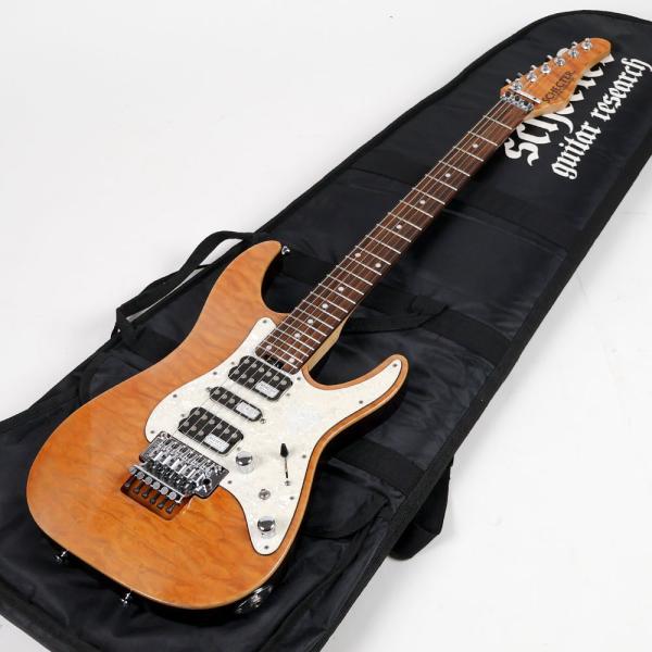 【中古】 エレキギター SCHECTER SD-2-24-AL Amber シェクター 塗装白濁あり   SCHECTER SD-2-24-AL Amber の中古品です。  中古なりのコンディションです。 商品内容：本体・ソフトケース・ト...