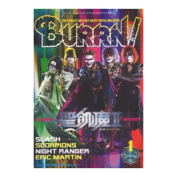 シンコーミュージック BURRN! 2026年1月号【雑誌】  ●巻頭大特集：聖飢魔II…地球デビュー40周年記念ツアーのファイナルを迎えた 悪魔教団が大教典「Season II」制作秘話と充実の40周年を語る最新独占会見！ ●独占会見：S...